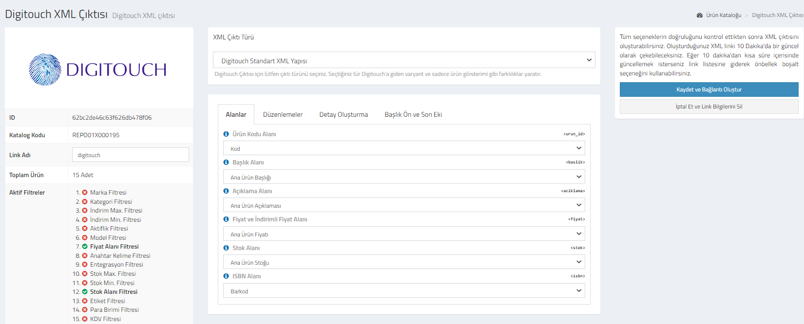 Digitounch Yapısı | ConnectProf Destek Sistemi